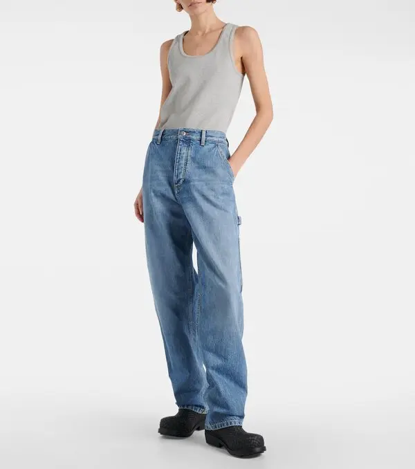 Bottega Veneta Mid-rise Cargo Jeans