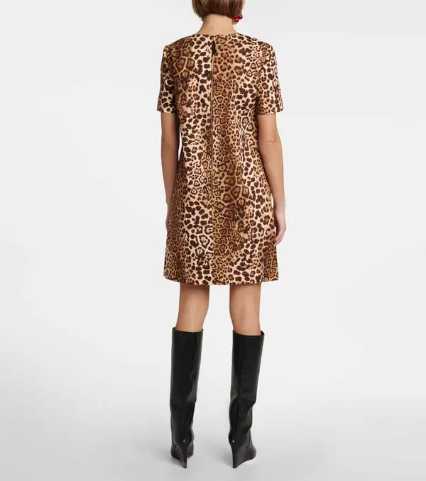Carolina Herrera Leopard-print Mini Dress