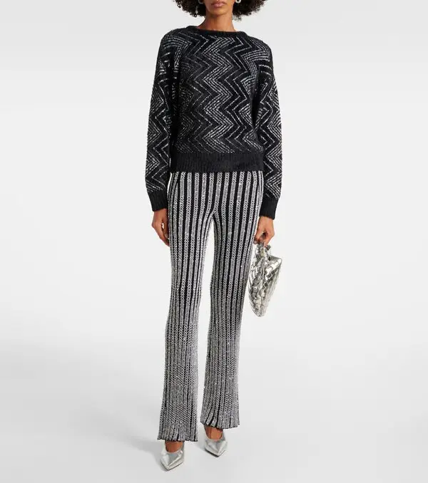 Missoni Zig Zag Metallic Knit Sweater