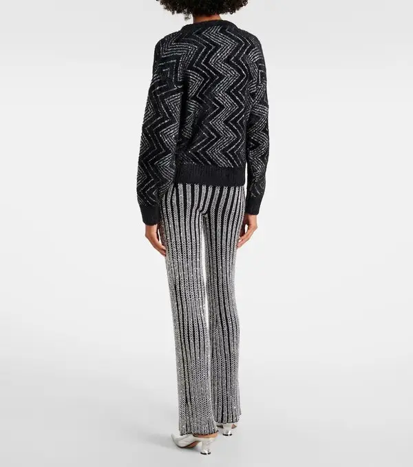 Missoni Zig Zag Metallic Knit Sweater