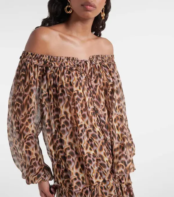 MARANT ETOILE Vutti Printed Blouse - Multicoloured