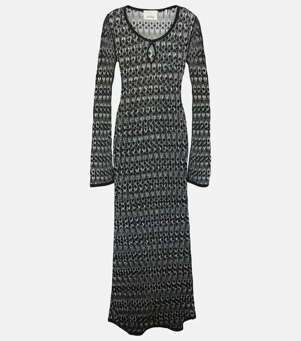 Isabel Marant Étoile Cotton-blend Maxi Dress - Black