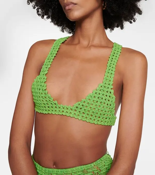 ROBERTA EINER Element Crochet Cotton Bralette