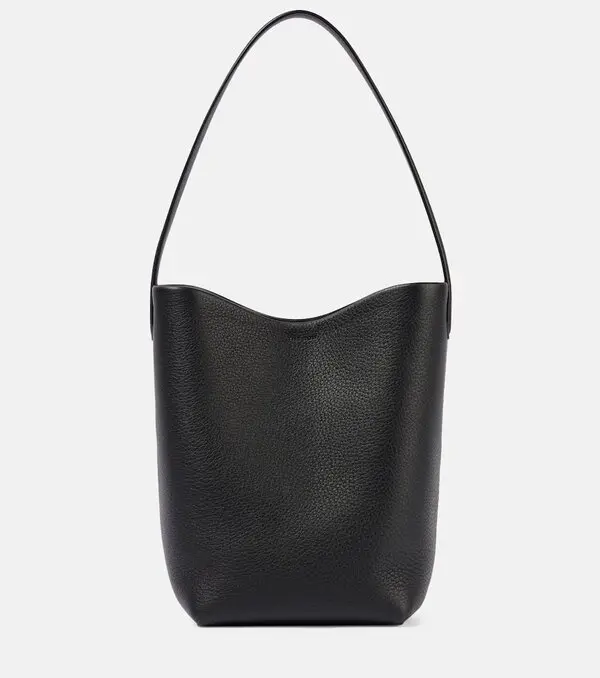 THE ROW Park Small Leather Tote Bag - Black