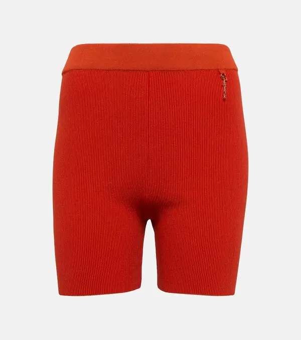 Jacquemus Le Short Pralu Ribbed-knit Shorts