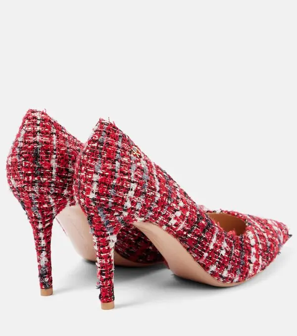 GIANVITO ROSSI Boucle Pointed-toe Pumps