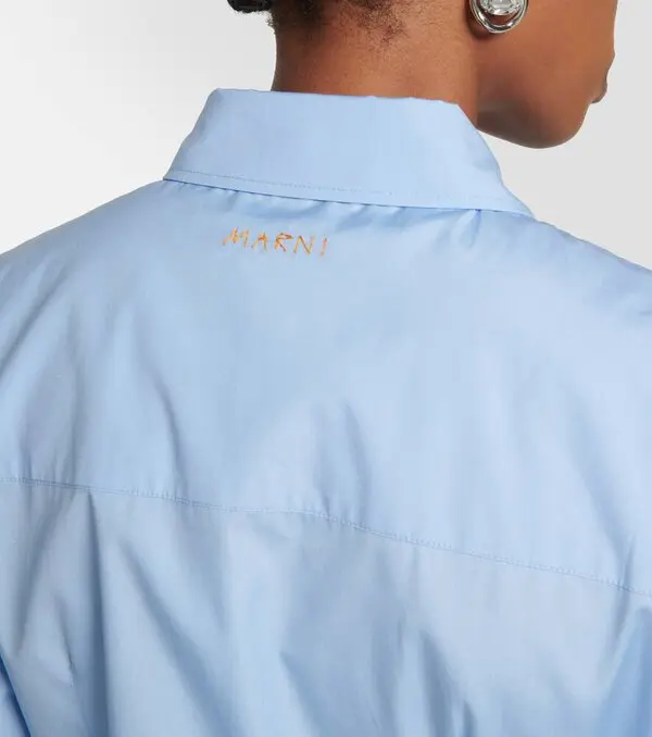Marni Cotton Poplin Shirt Dress