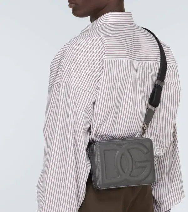 Dolce & Gabbana Leather Camera Bag - Grey