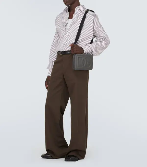 Dolce & Gabbana Leather Camera Bag - Grey