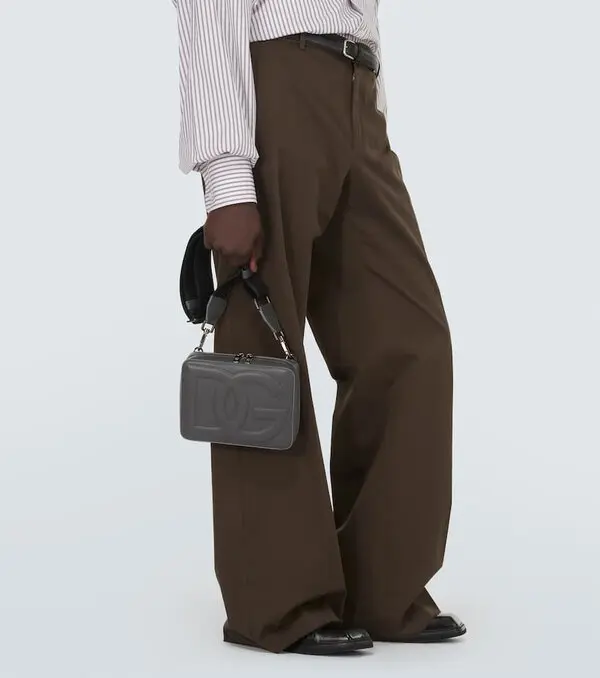 Dolce & Gabbana Leather Camera Bag - Grey