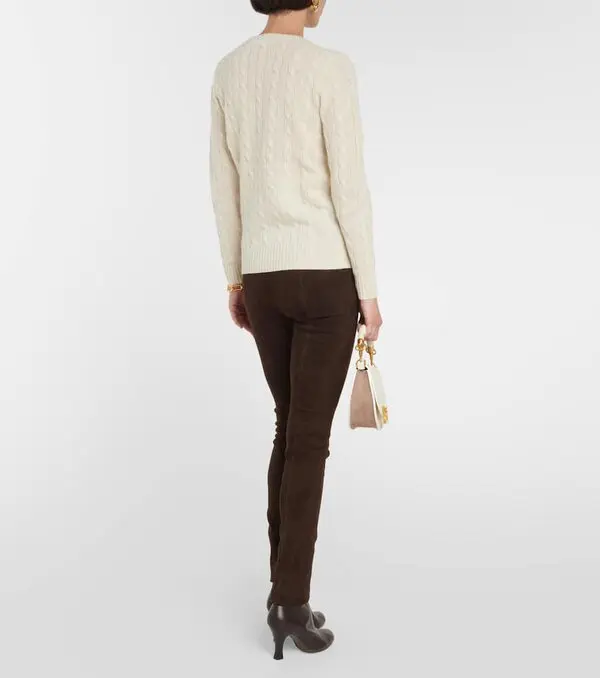 Polo Ralph Lauren Cable-knit Cotton Sweater - White