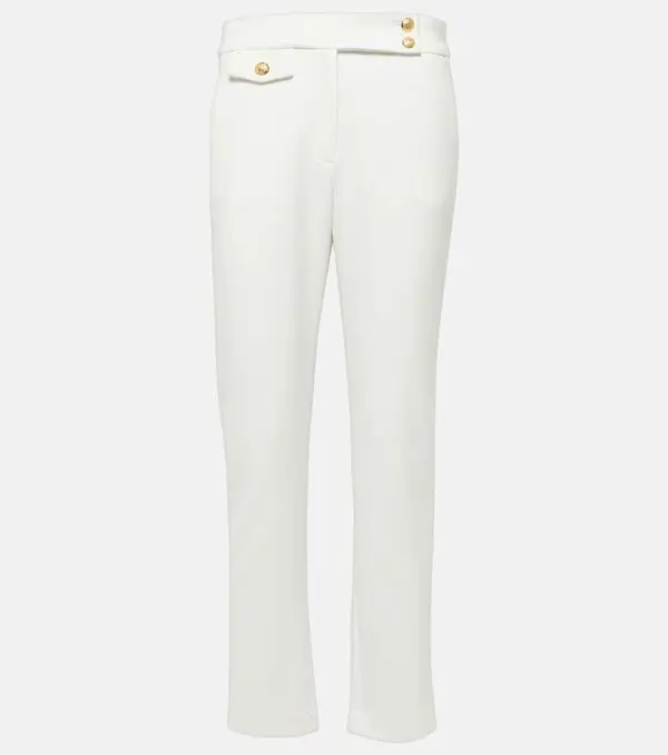 Veronica Beard Renzo Mid-rise Cropped Slim Pants