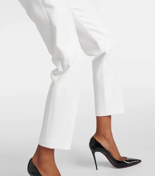 Veronica Beard Renzo Mid-rise Cropped Slim Pants