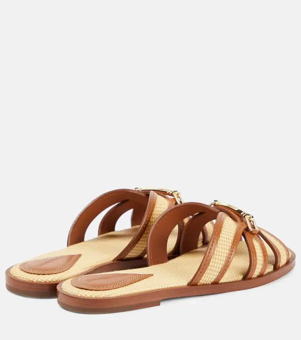 Zimmermann Prisma Raffia Slides
