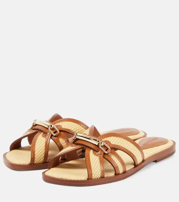 Zimmermann Prisma Raffia Slides