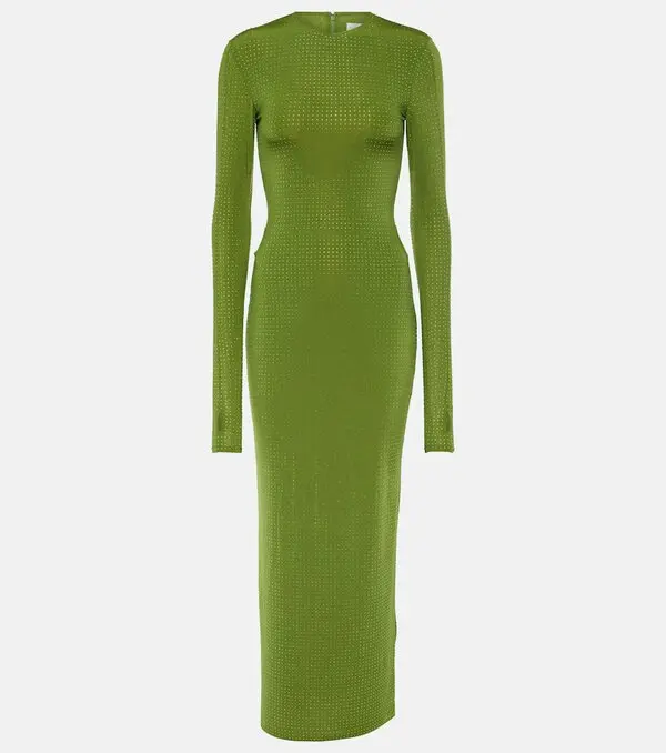 Alex Perry Crystal-embellished Maxi Dress
