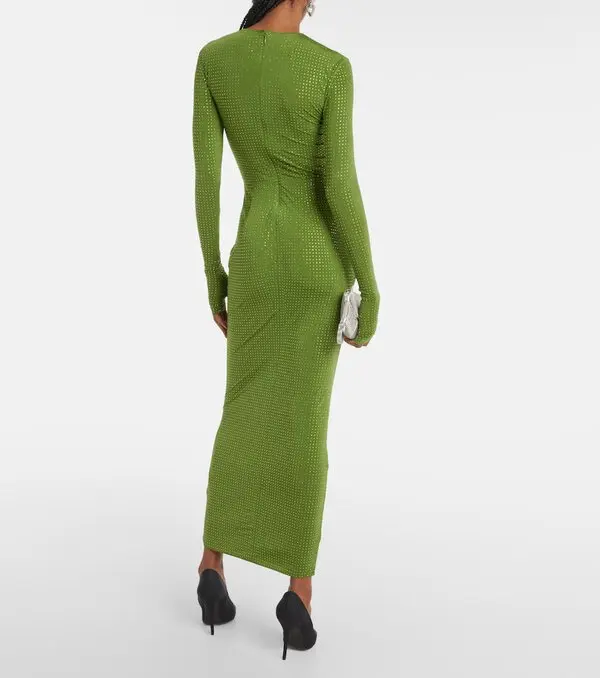 Alex Perry Crystal-embellished Maxi Dress