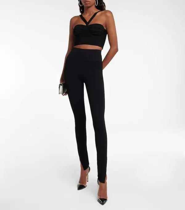Galvan Split-hem Leggings
