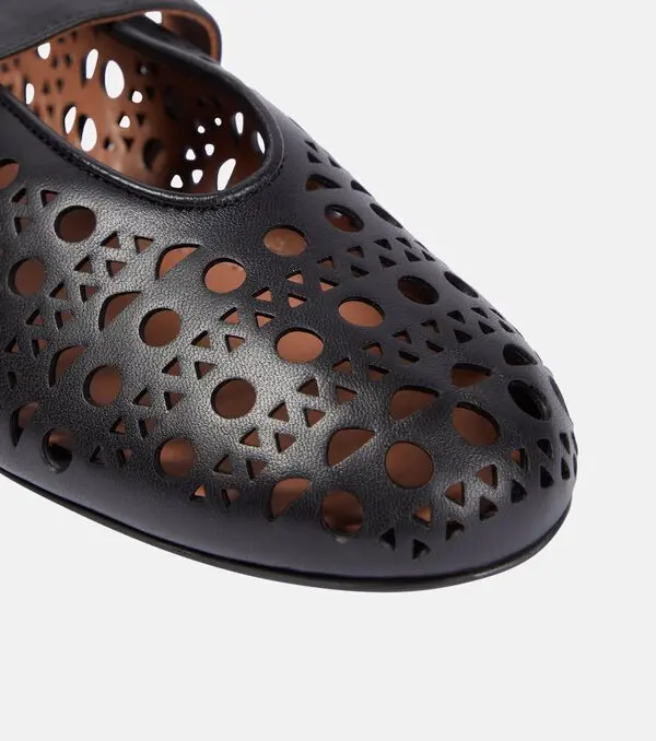 Alaïa Vienne Leather Ballet Flats