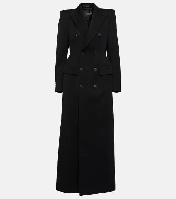 Balenciaga Structured Double-breasted Wool Coat