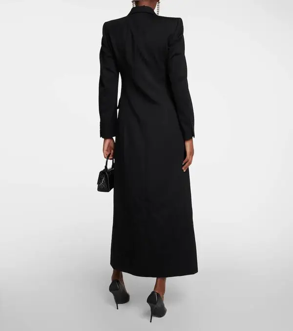 Balenciaga Structured Double-breasted Wool Coat