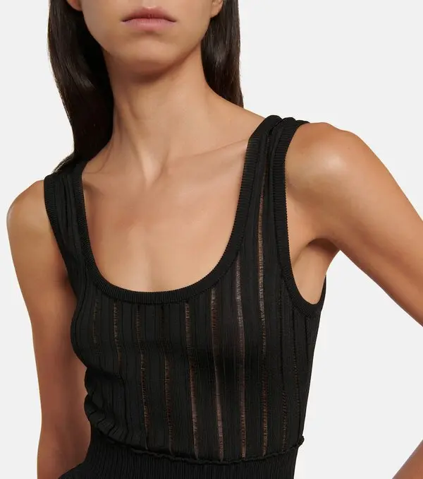 Alaïa Crinoline Mini Dress - Black