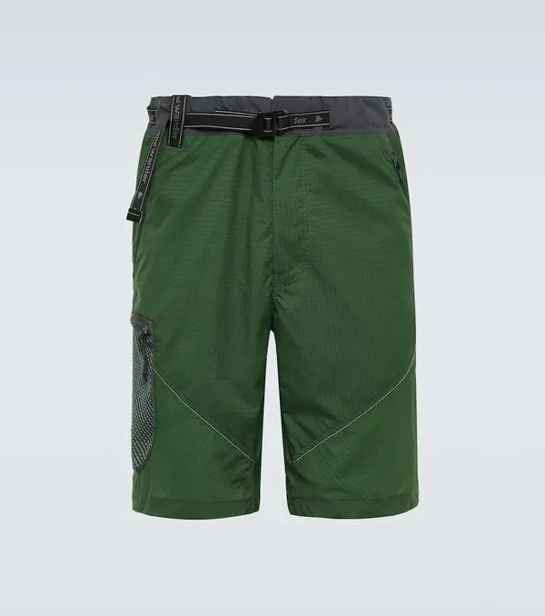 AND WANDER Ripstop Shorts - Green