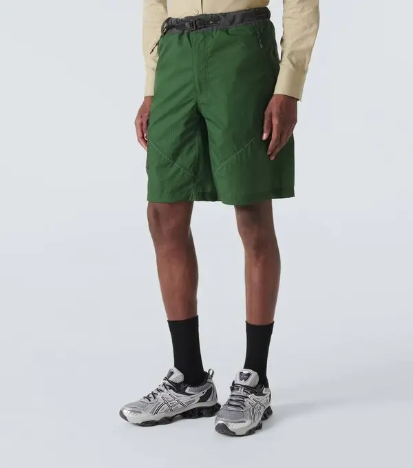 AND WANDER Ripstop Shorts - Green
