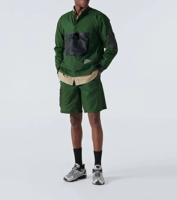 AND WANDER Ripstop Shorts - Green
