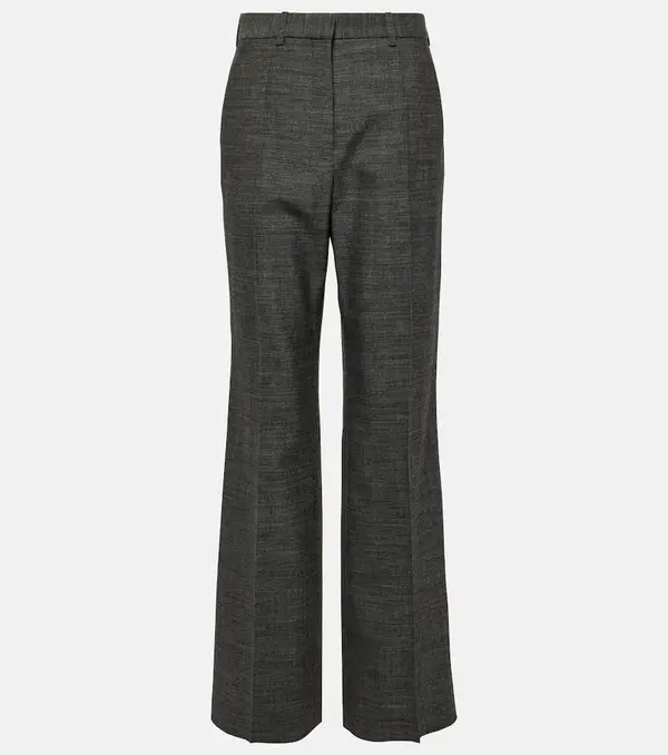 THE ROW Gandal Straight Virgin Wool Trousers