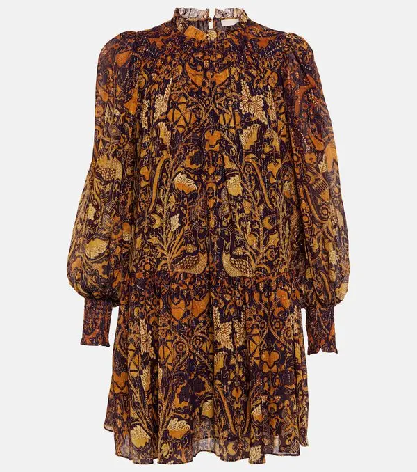 Ulla Johnson Maja Printed Minidress