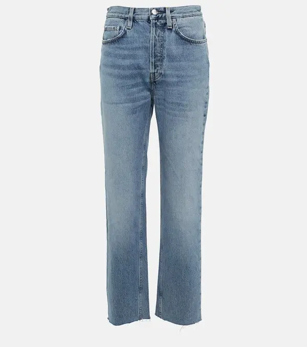 TOTEME High-rise Straight-leg Jeans