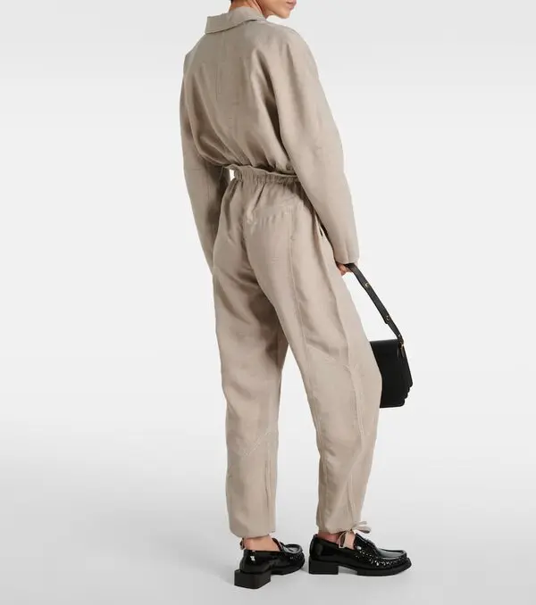 GANNI High-rise Wide-leg Pants