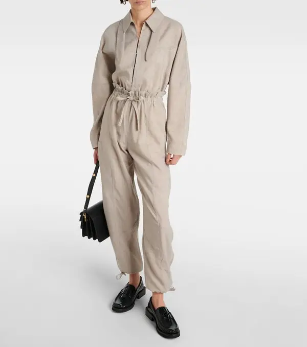 GANNI High-rise Wide-leg Pants