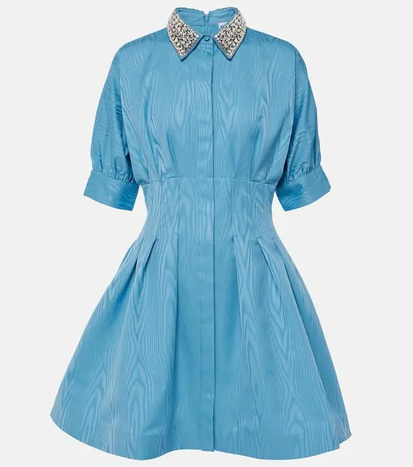 Rebecca Vallance Cielo Embellished Corset Dress - Blue