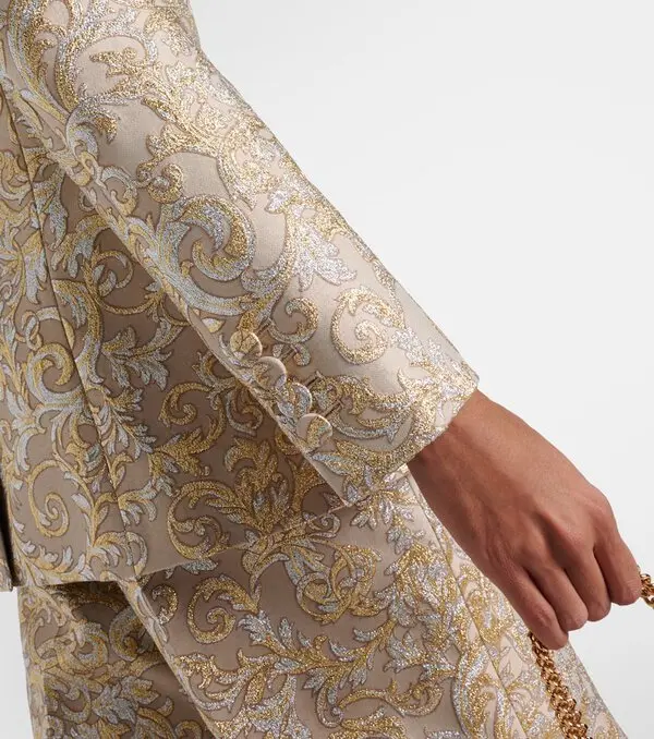 Stella McCartney Single-breasted Brocade Blazer