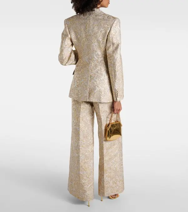 Stella McCartney Single-breasted Brocade Blazer