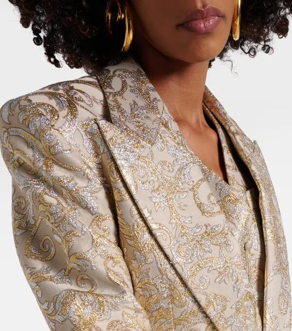 Stella McCartney Single-breasted Brocade Blazer