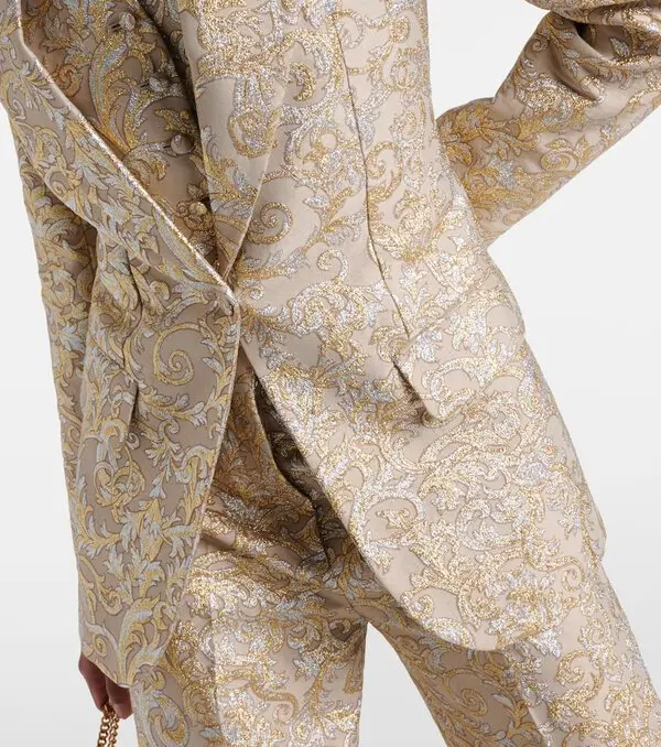 Stella McCartney Single-breasted Brocade Blazer