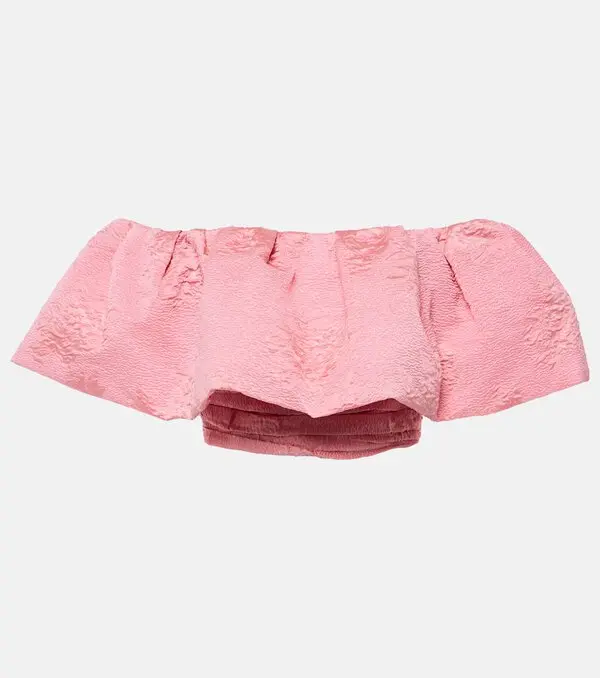 Rebecca Vallance Zelie Cropped Top - Pink