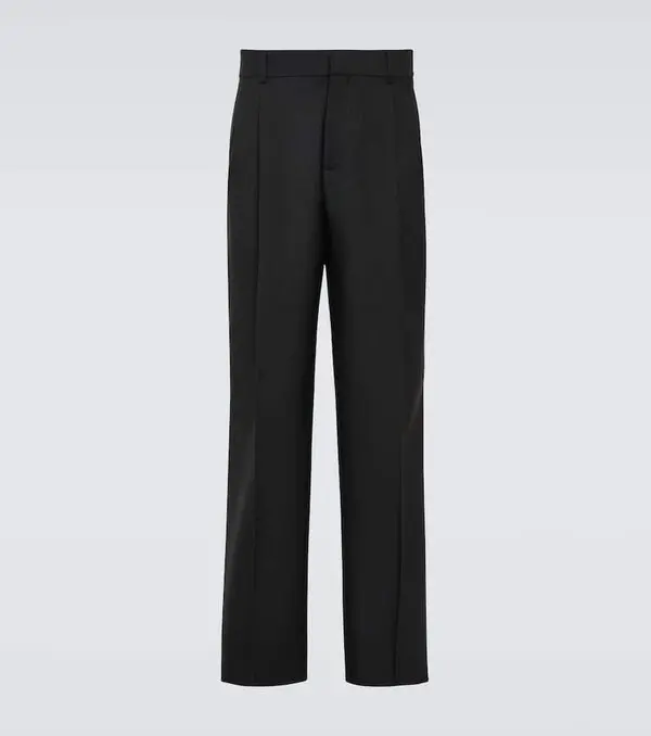 Versace Wool Straight Pants