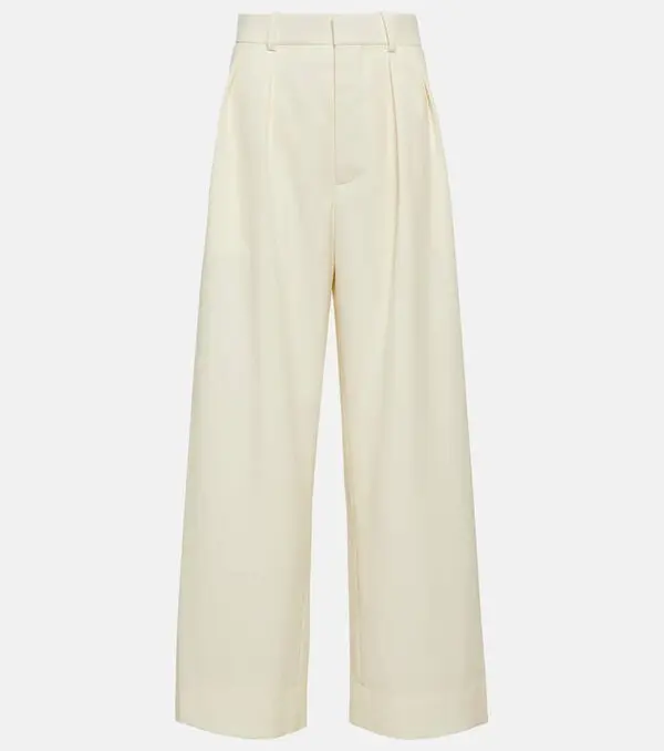 Wardrobe.NYC Low-rise Wide-leg Wool Pants