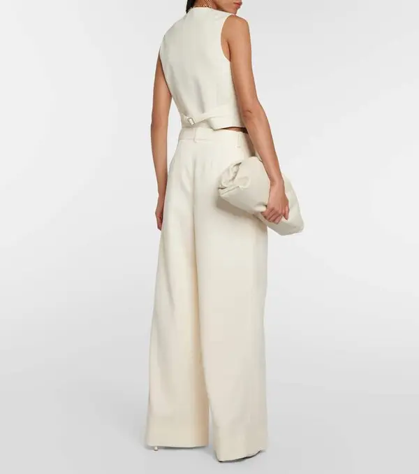 Wardrobe.NYC Low-rise Wide-leg Wool Pants