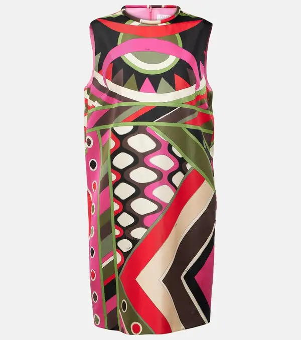 Emilio Pucci Vivara Printed Mini Dress