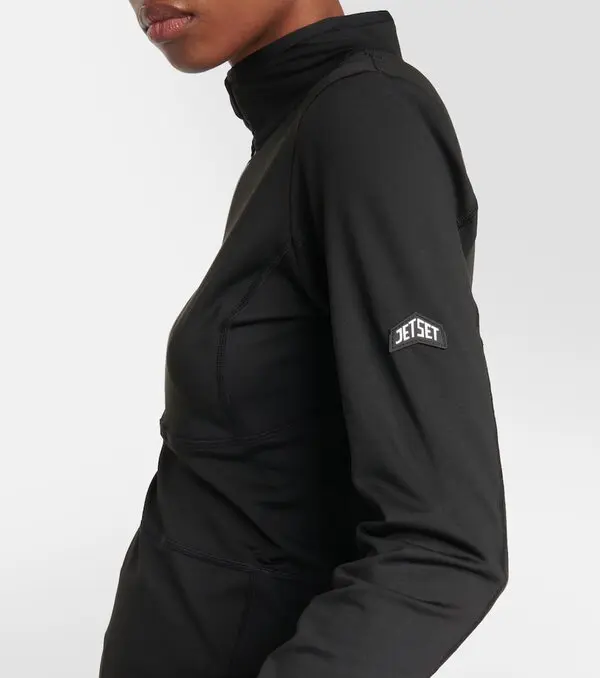JETSET Ginger Halfzip Slim Top