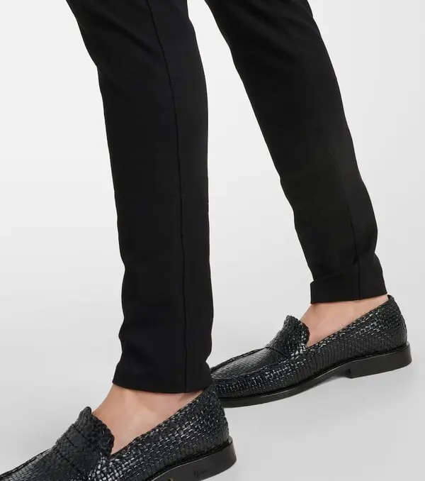 JOSEPH High-rise Stretch-gabardine Leggings - Black