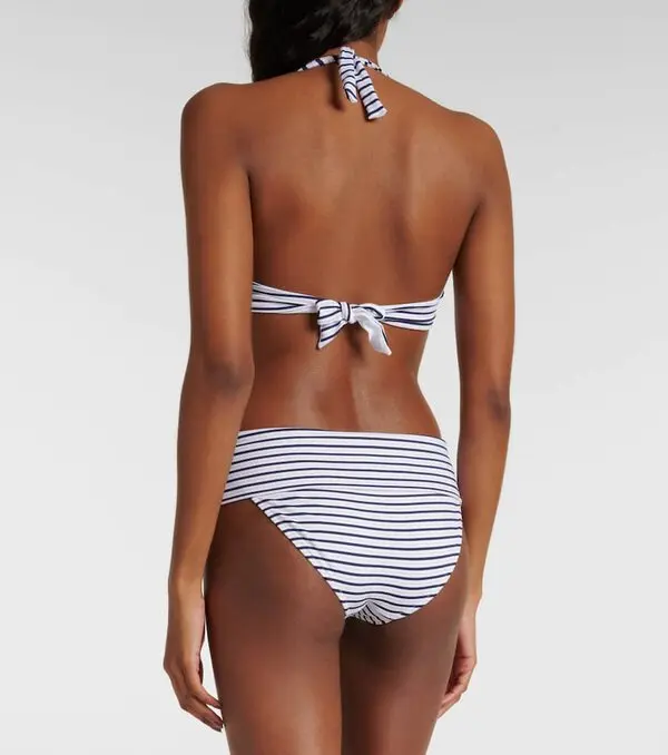 Melissa Odabash Brussels Striped Bikini Top - Multicoloured