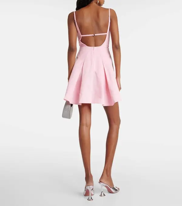 Staud Joli Grosgrain Minidress