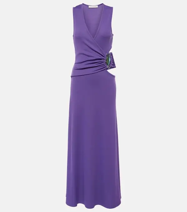 Christopher Esber Moodstone Maxi Dress - Purple