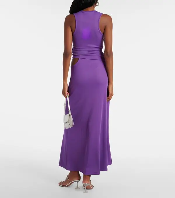 Christopher Esber Moodstone Maxi Dress - Purple